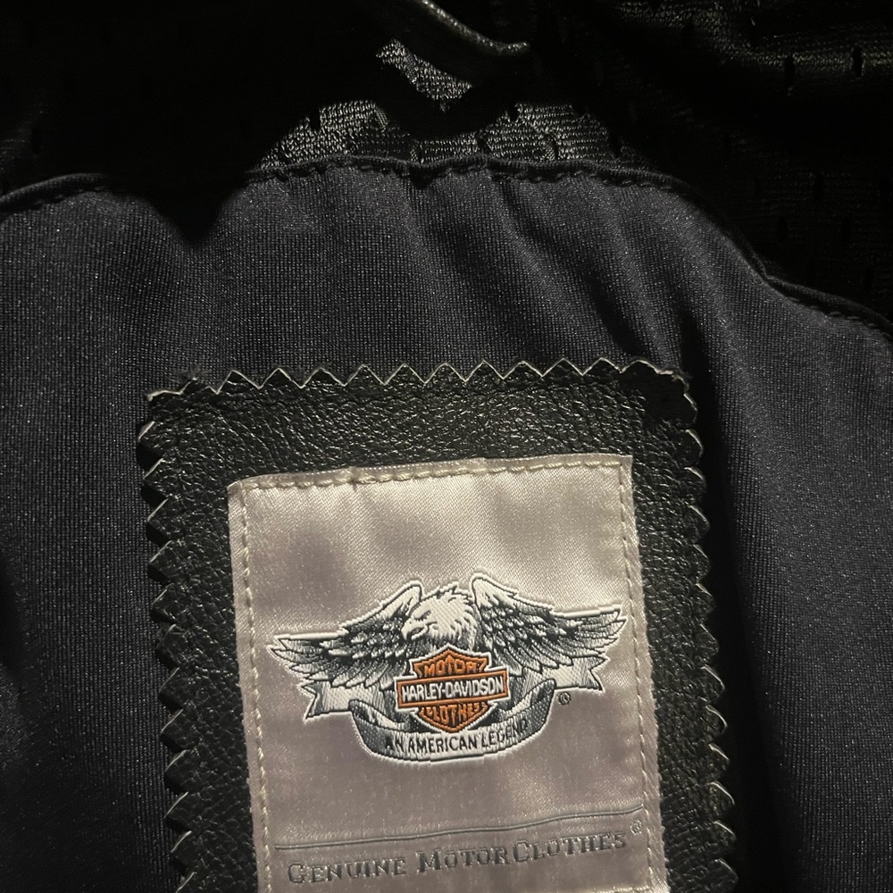 Harley Davidson Leather Skull Motorcycle Jacket - Gem